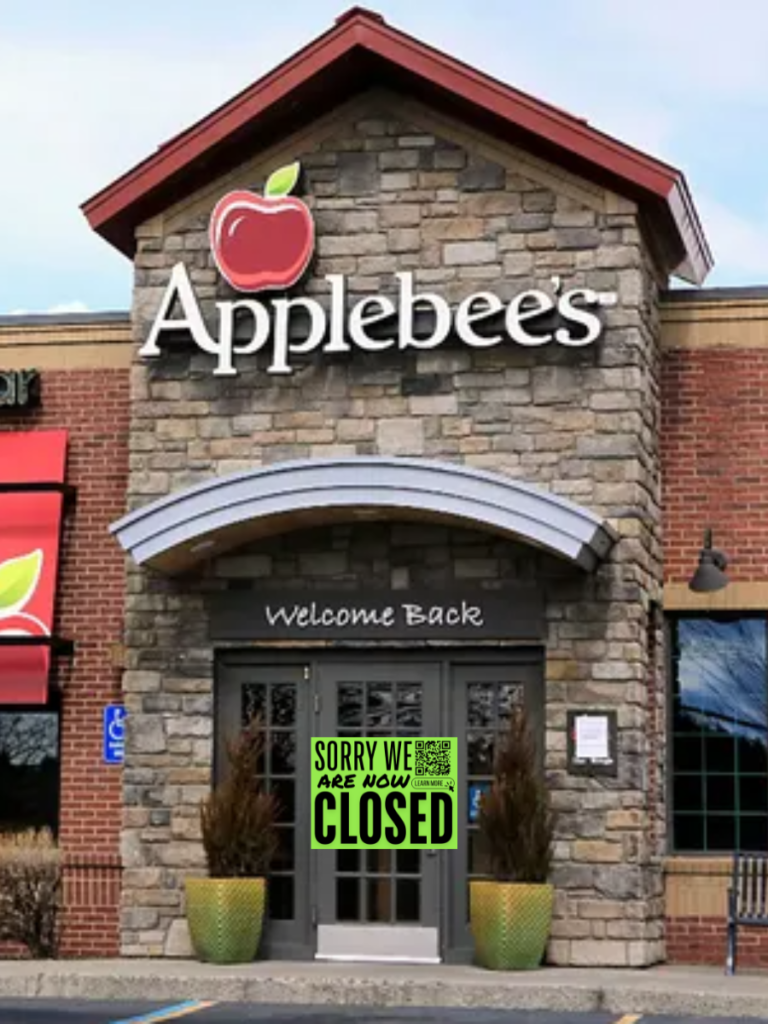 Restaurant Sizes – Closed Down Restaurants